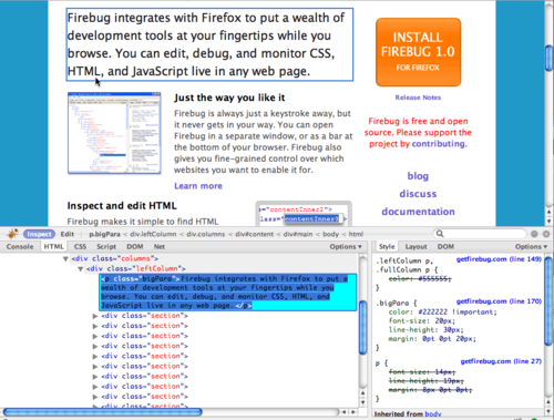 Firebug 1.0: It’s Hot, Baby, Hot! | Big Medium